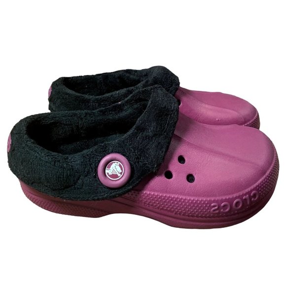 CROCS | Shoes | Crocs Blitzen Polar Lined Clog Womens 6 Mens 4 Berry ...